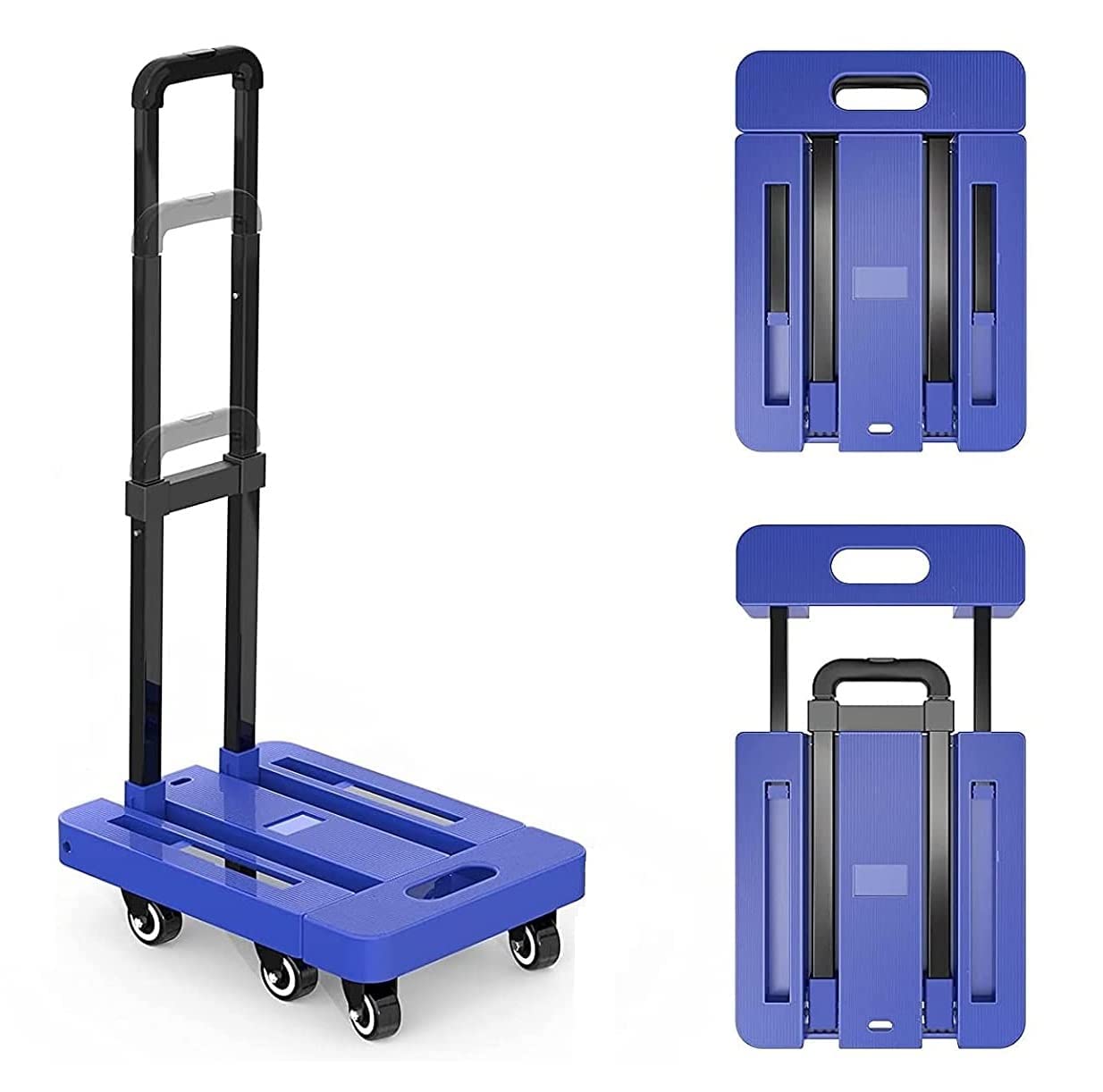 4tens Portable Luggage Hand Cart Trolley Stainless Steel Folding ...
