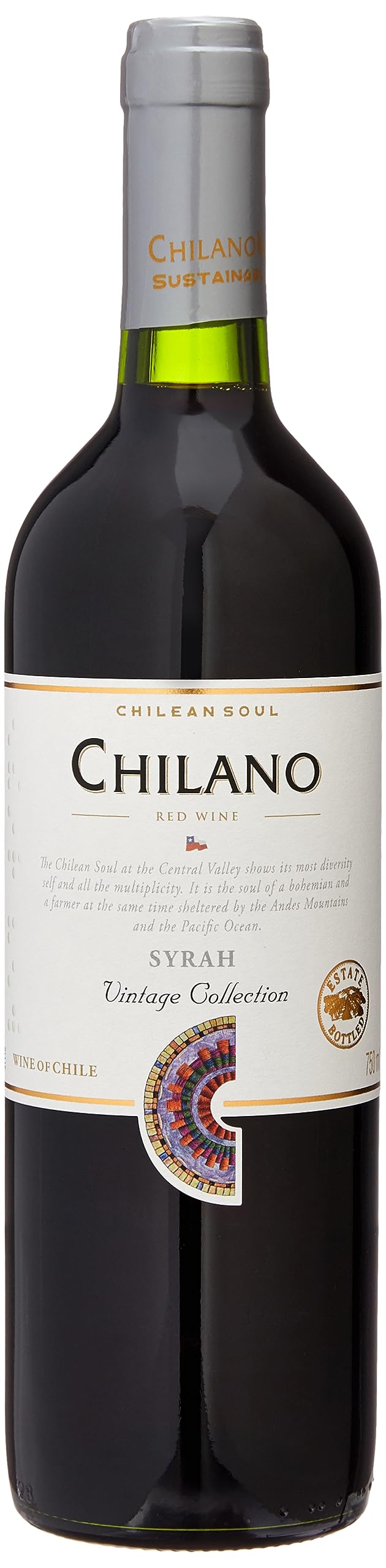 Chilano Vinho Chileno Tinto Syrah 750Ml | Amazon.com.br