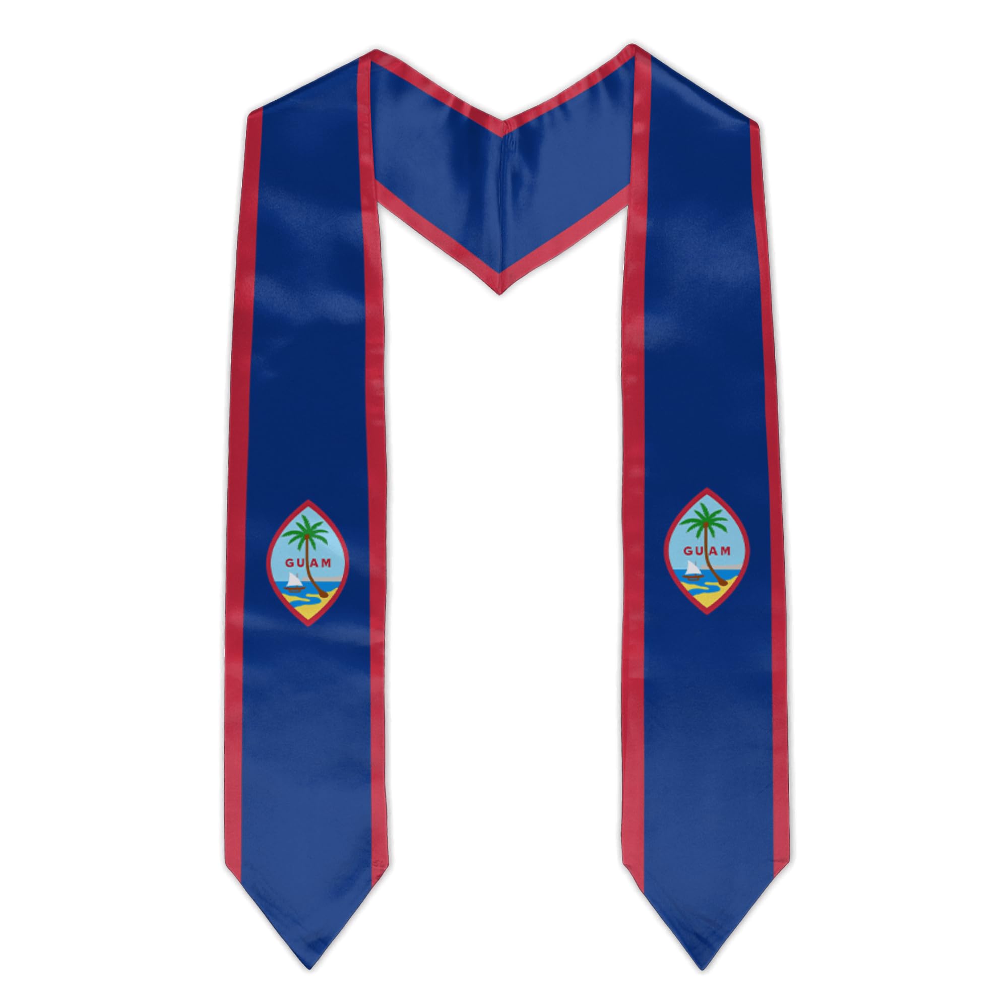 Snapklik.com : Guam Flag Graduation Stole Guam Flag Graduation Sash ...