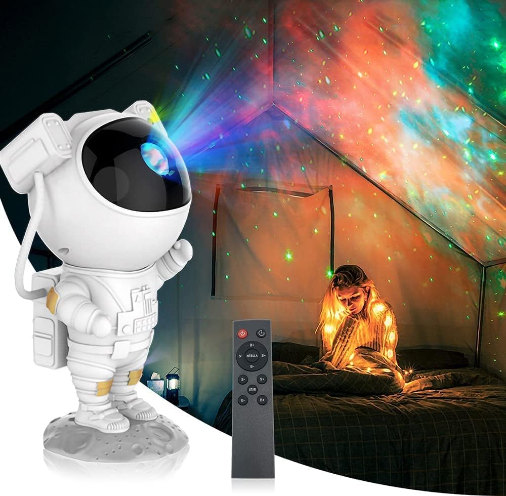 SFOUR Star Projector,Galaxy Night Light,Astronaut Starry Nebula Ceiling ...