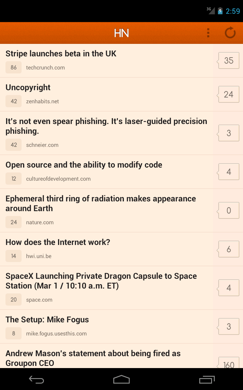 HN - Hacker News Reader - App on Amazon Appstore