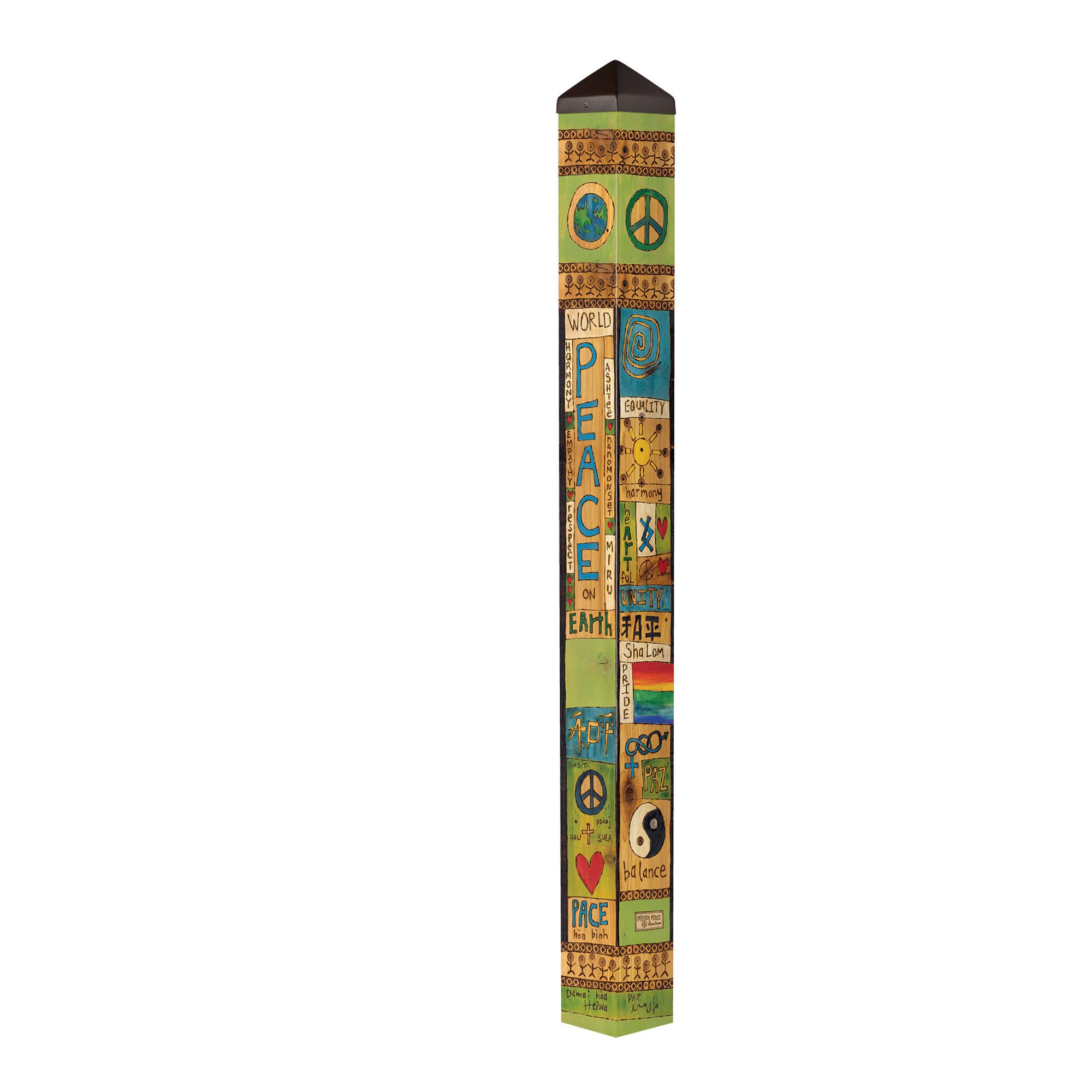 Amazon.com: Studio M Art Pole, PVC Weather Resistant Pole with Vinyl ...