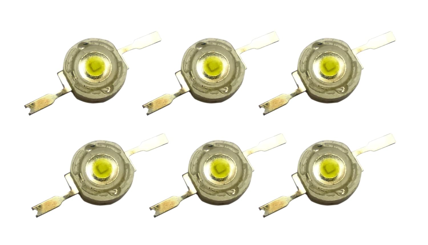 Buy Steko (6 Pieces 3 Watt Super Bright Cool White 6500K SMD LED Diode ...