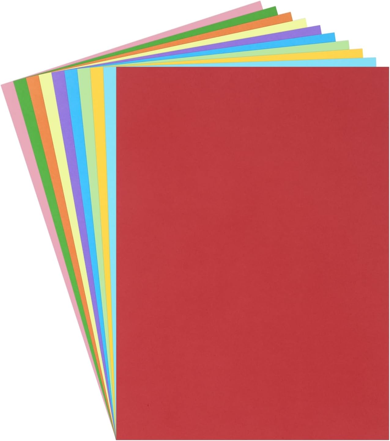Amazon.com : MECCANIXITY 100 Sheets Colored Cardstock, 6" x 8" A5 ...