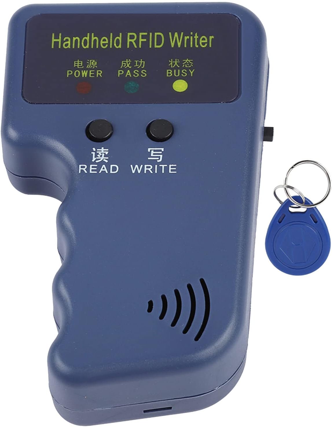 Amazon.com: 125Khz RFID Reader Writer, EM4100 Portable Handheld RFID ID ...