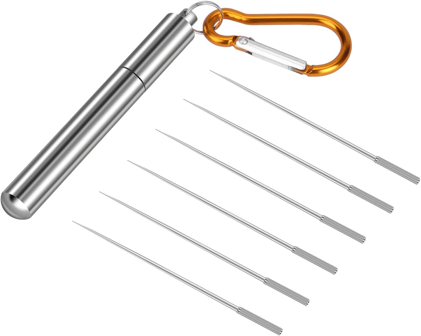 Amazon.com: SanThree Titanium Toothpick EDC Tool, Portable Reusable ...