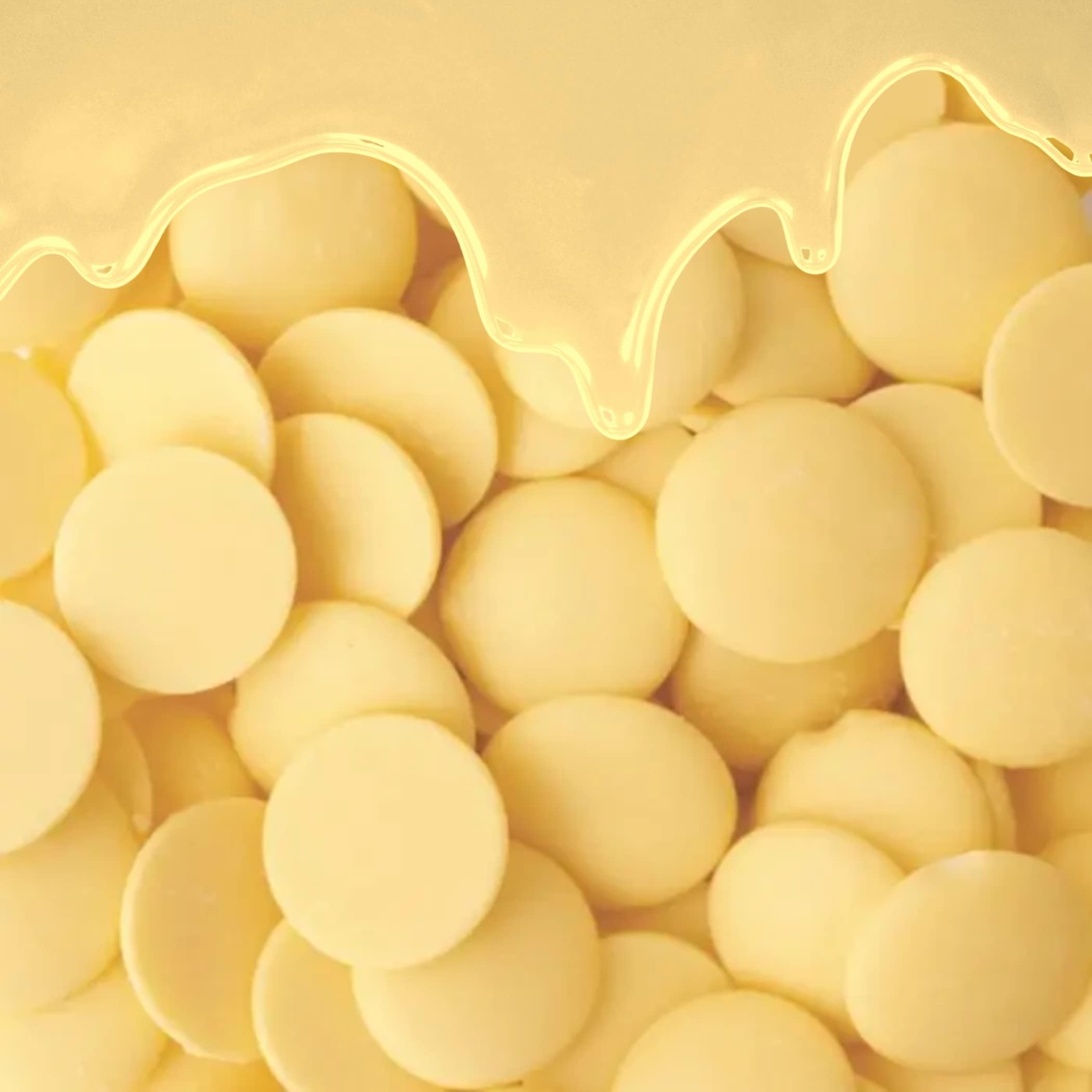 Amazon.com : Mother's Day Merckens Yellow Chocolate Melting Wafers ...