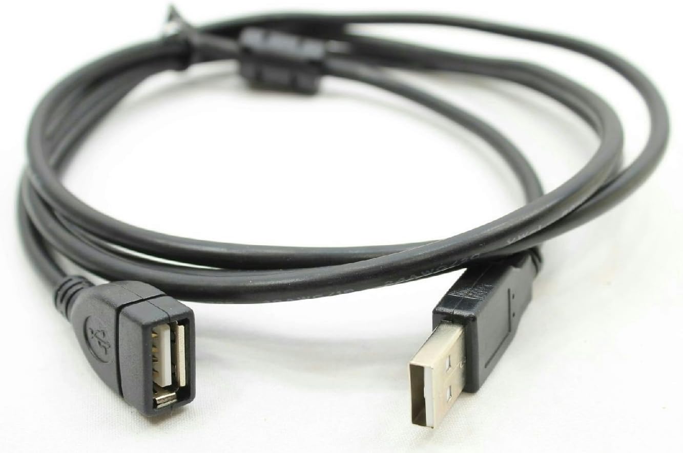 Amazon.com: 2.0 USB Computer Extension Cable Cord 5 Feet A Male to A ...