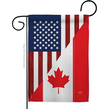 Amazon.com : Canada - US Friendship FLAG, 3'x5' COMBINATION United ...
