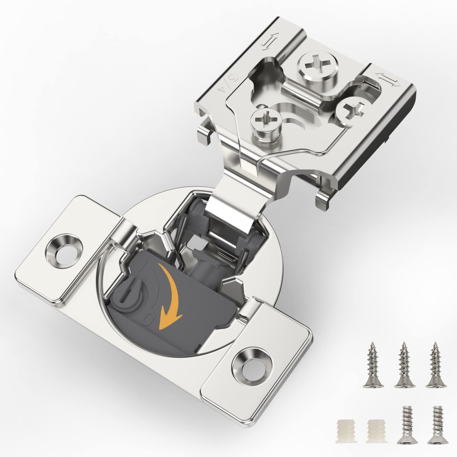 3/4" Blum® Compact Soft-Close BLUMotion Overlay Hinge - Pack of 10 ...