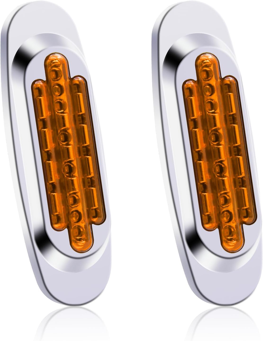 Amazon.com: NWpangu LED Side Marker Lights,16-LED Oval Clearance ...