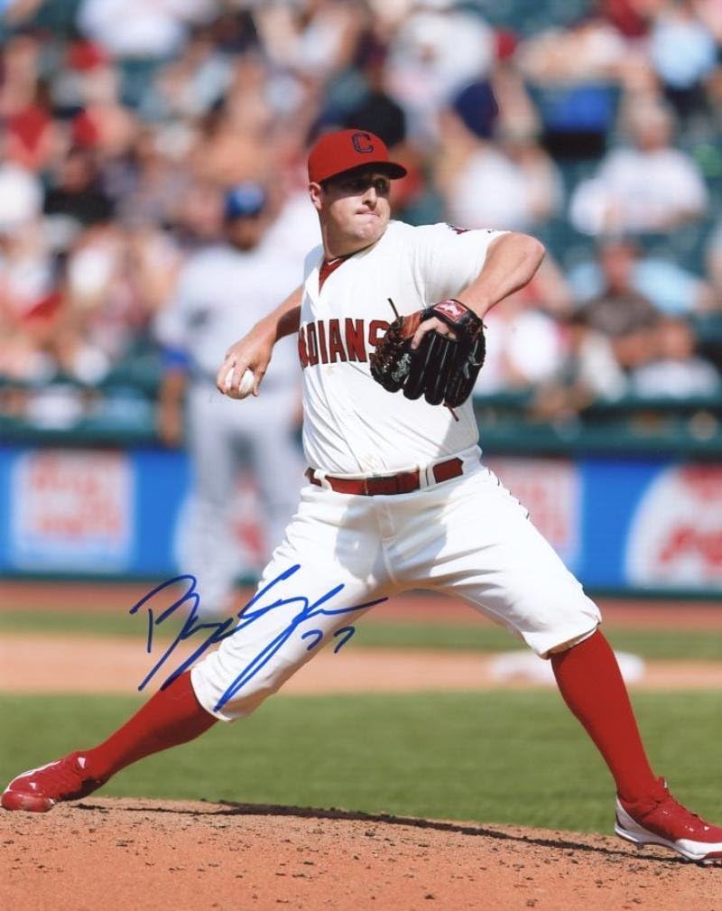 Bryan Shaw Indians Signed Autographed On Mound 8x10 Photo W/coa ...