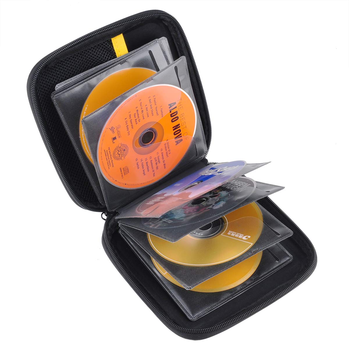 Snapklik.com : XiongYe CD Case, 32 EVA Capacity DVD Storage DVD Holder ...