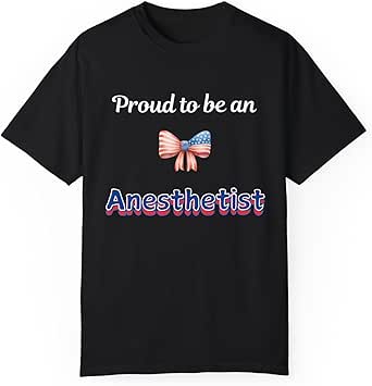 Patriotic CRNA T- Shirt/Nurse Anesthetist Gift for him her/srna CRNA ...