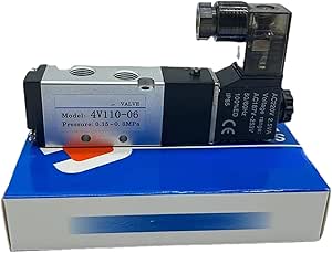 Amazon.com: 4V110-06 Solenoid Valve 4V110-M5 B Two Position Five ...