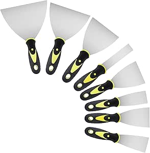 8 Pcs Wallpaper Scrapers, Paint Filling Putty Scrapers Tools Set ...