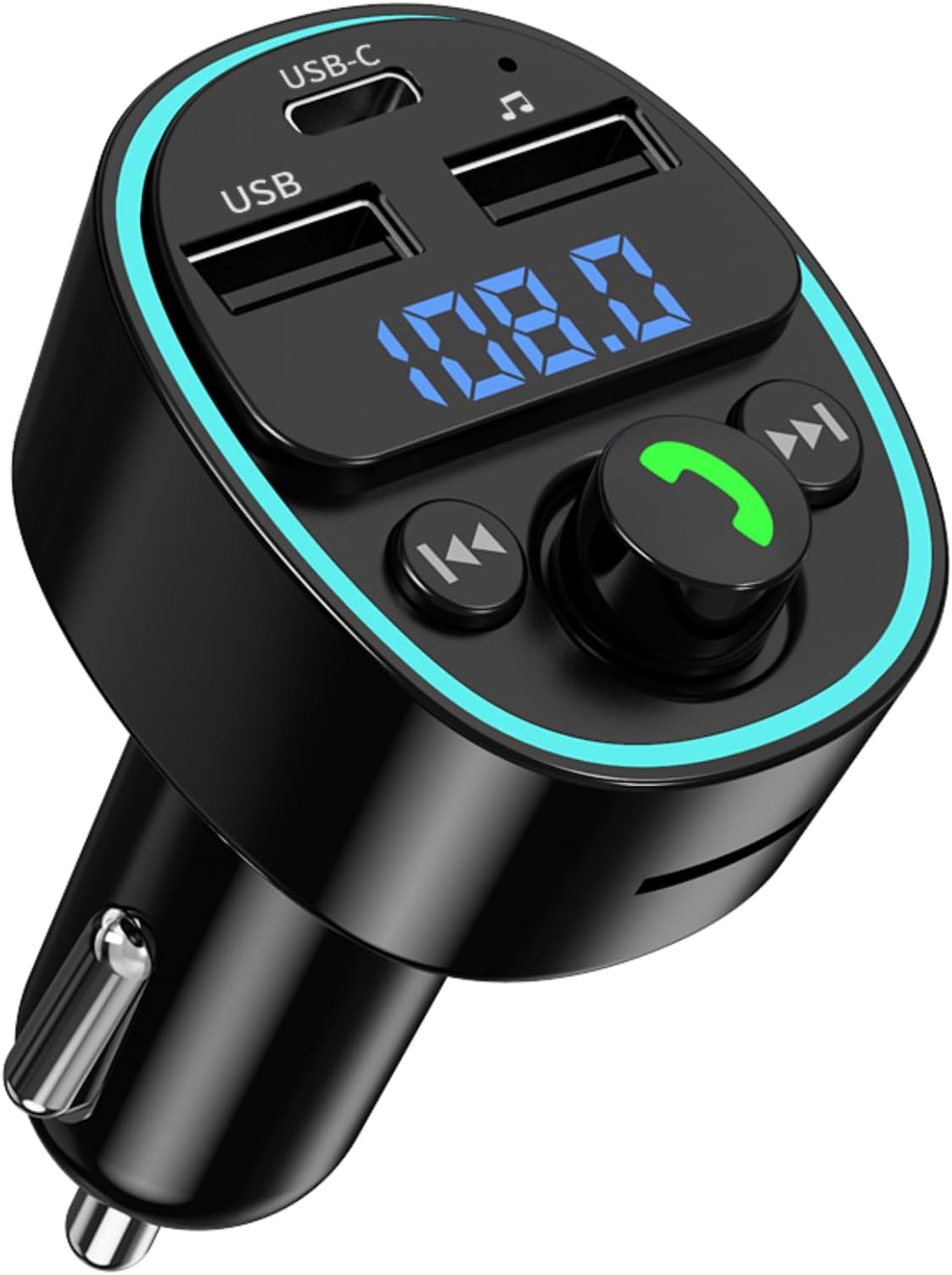 Amazon.com: Handsfree Call Car Charger,Wireless Bluetooth FM ...
