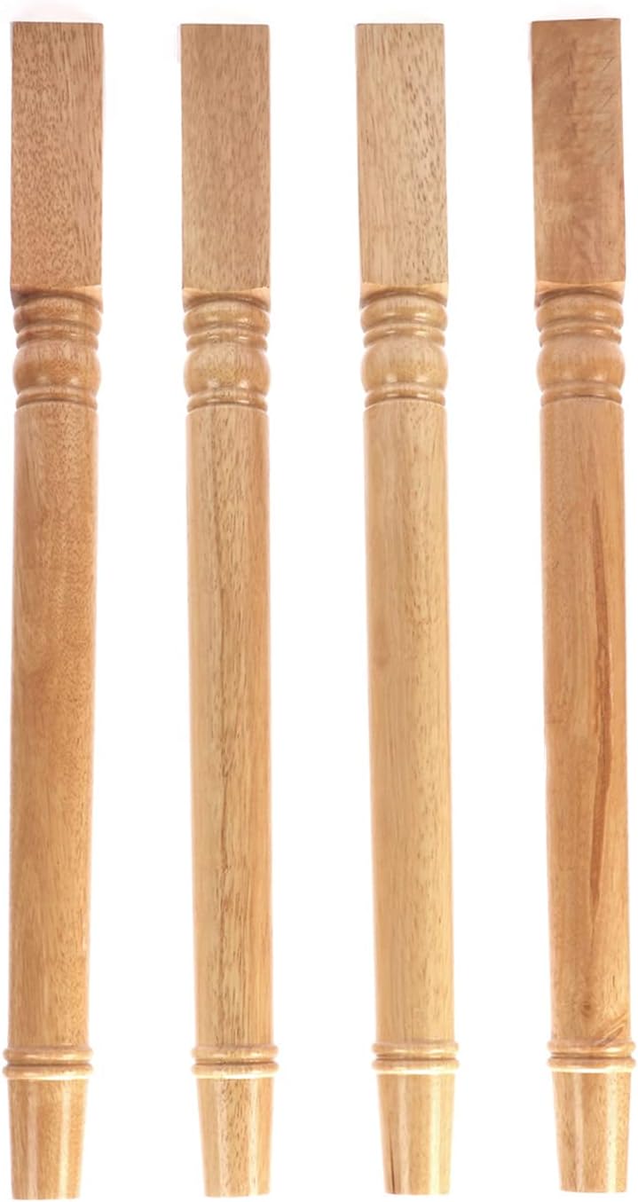 Amazon.com: CAROLINA LEG CO. Chunky Farmhouse Table Legs - Unfinished ...