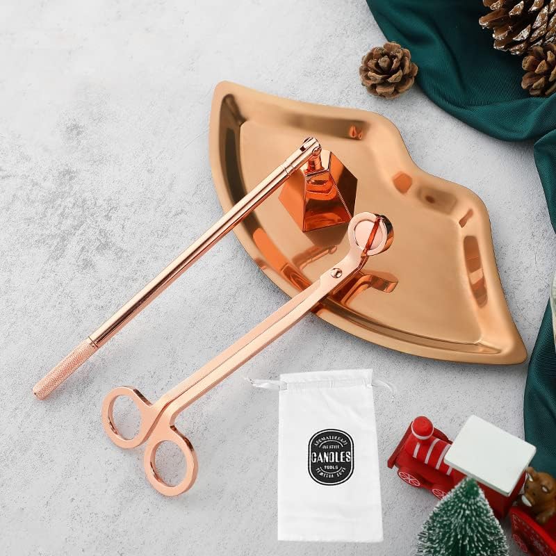 TWUTGAYW Candle Accessories, Stainless Steel Candle Cutter Sets, 3-in-1 ...