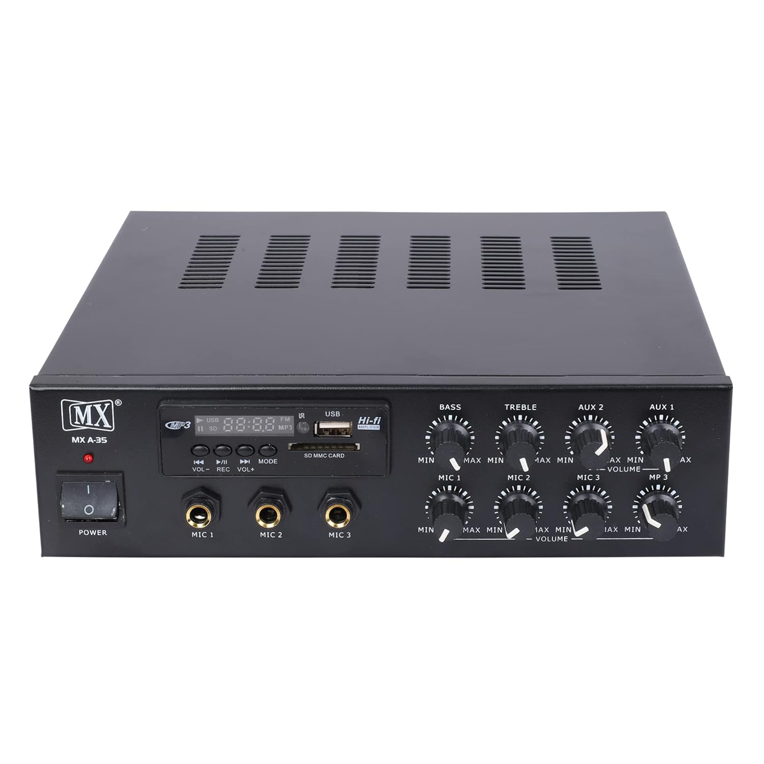 MX 38W Portable PA Amplifier & Karaoke Mixer – Bluetooth, USB/SD, AUX ...