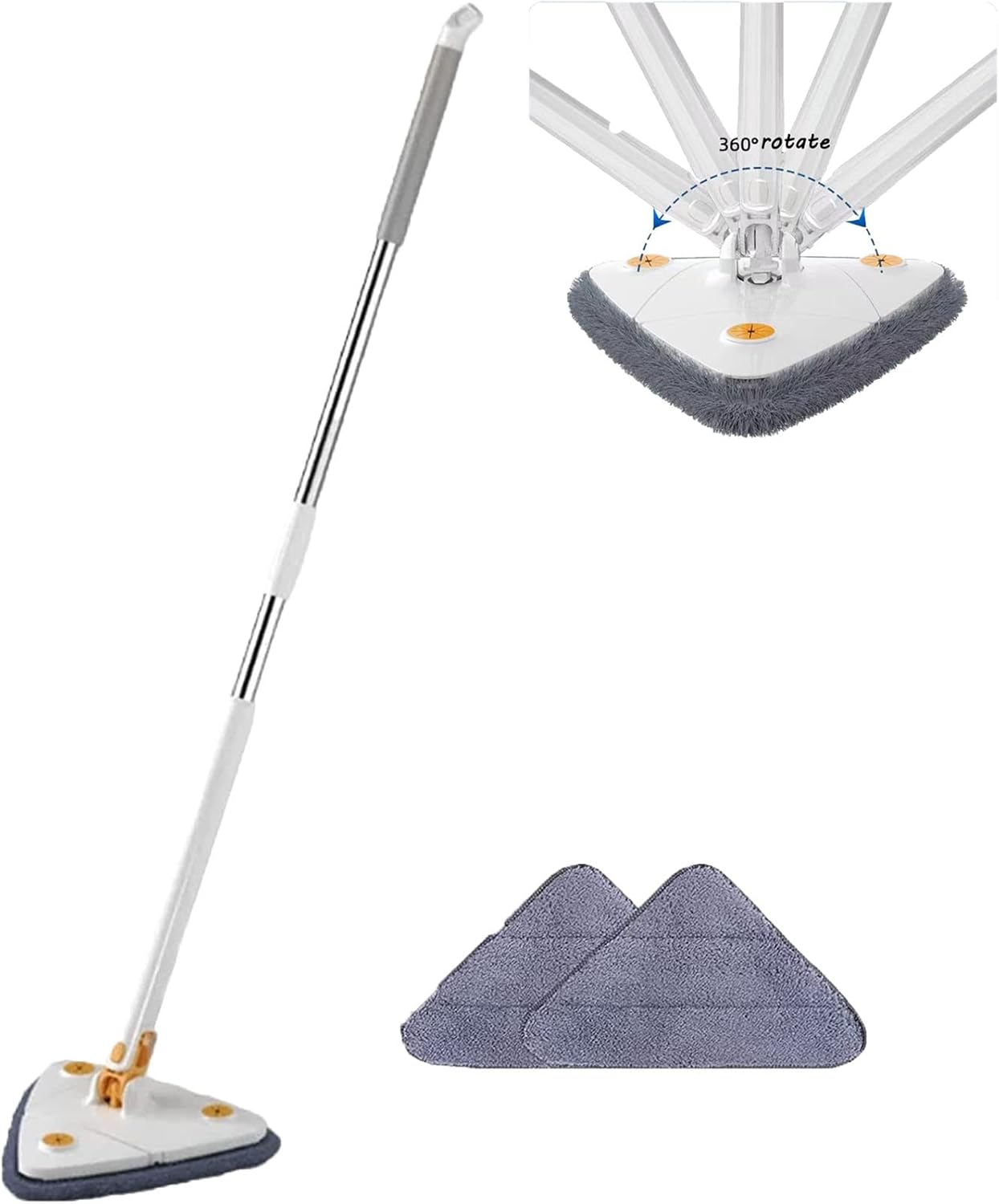 Amazon.com: 360°Adjustable and Rotatable Cleaning Mop, 2022 New ...