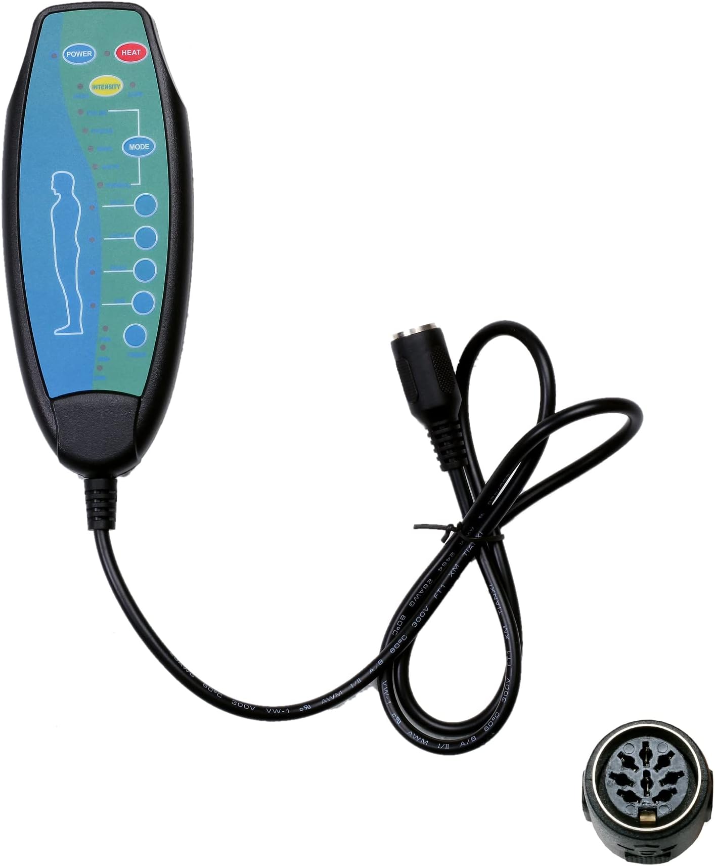 Amazon.com: Uetmulik Universal 8 Female Pin Massage Remote Hand Control ...