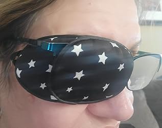 Amazon.com: 6 Pieces Silk Eye Patch for Adults Kids Glasses to Cover ...