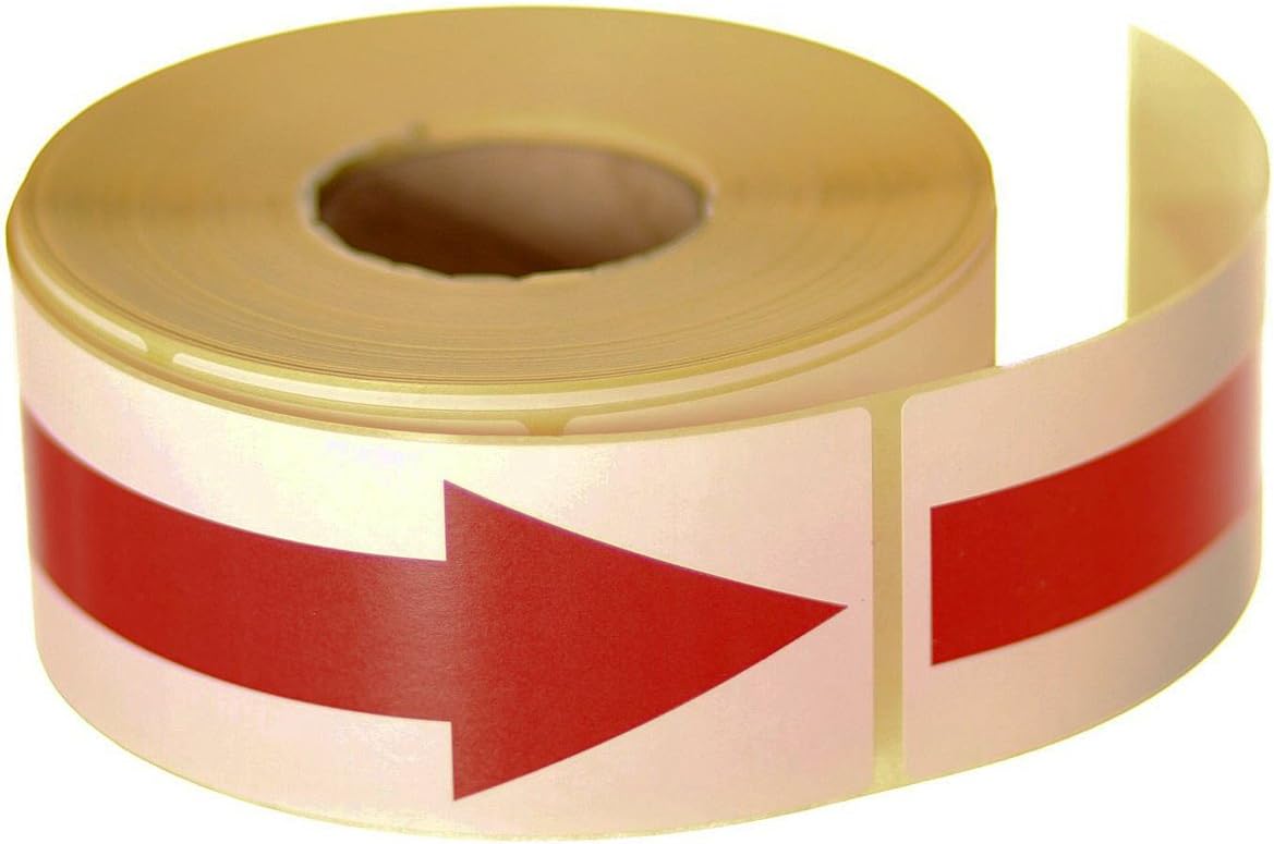 Labels-Direct"This Way Up" Arrow Packaging Label 136mm x 50mm 1 Roll ...