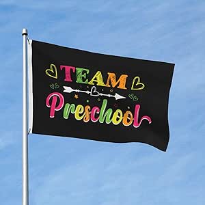 Amazon.com : Double Sided Back To School Team Preschool Flags Outdoor ...