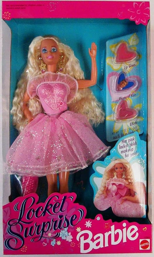 Amazon.com: Barbie 10963 1993 Locket Surprise Doll : Toys & Games