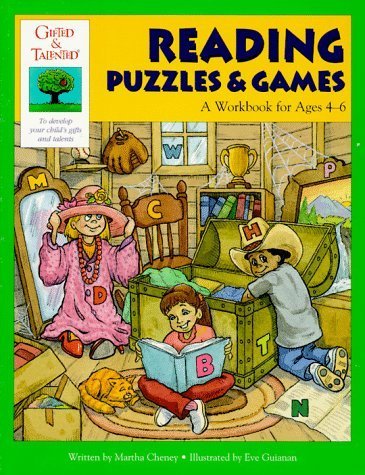 Reading Puzzles & Games: A Workbook for Ages 4-6 (Gifted & Talented ...