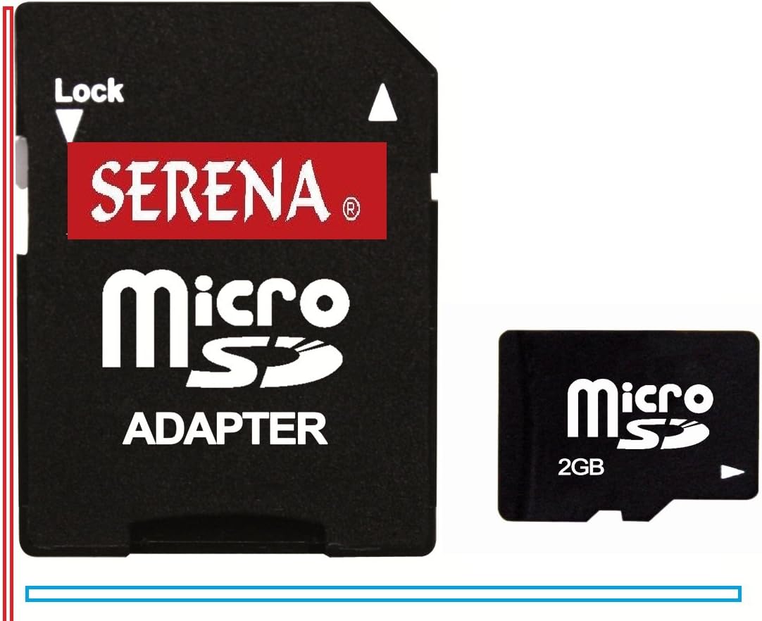 Amazon.com: 2GB Micro SD Card with Full Size SD Card Adapter MSD2GB ...