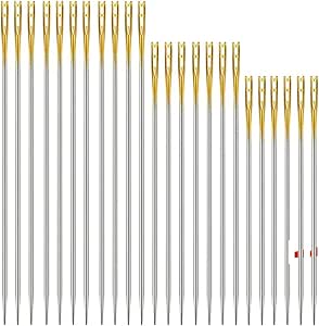 Amazon.com: 12/24/36pcs Self-Threading Sewing Needle Stainless Steel ...