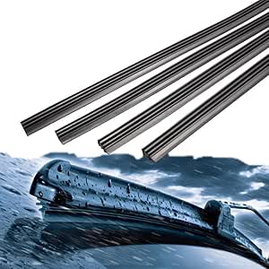 Amazon.com: 4PCS Car Windshield Wiper Blade Strips,DIY Car Window Frameless Boneless Wiper Blade ...