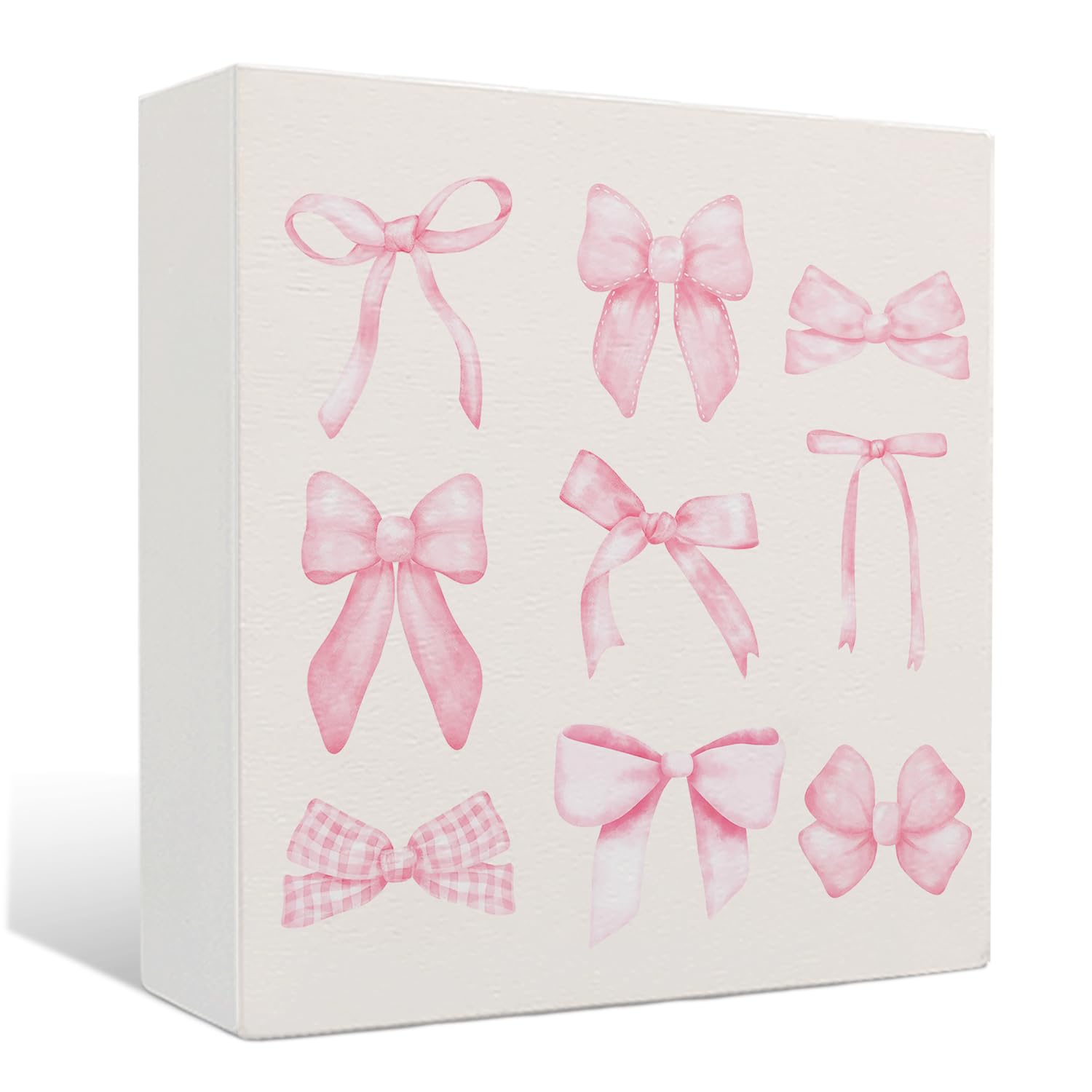 Amazon.com: Nrleey Pink Coquette Wooden Signs - Coquette Room Wood ...