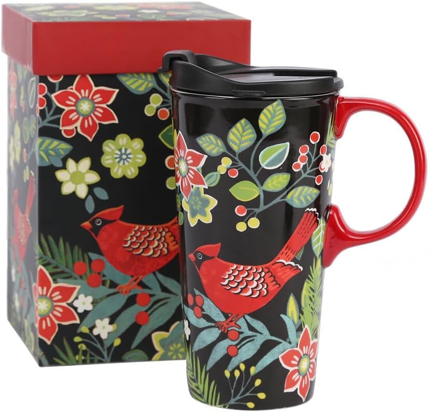 Amazon.com | CEDAR HOME Coffee Ceramic Mug Porcelain Latte Tea Cup With ...