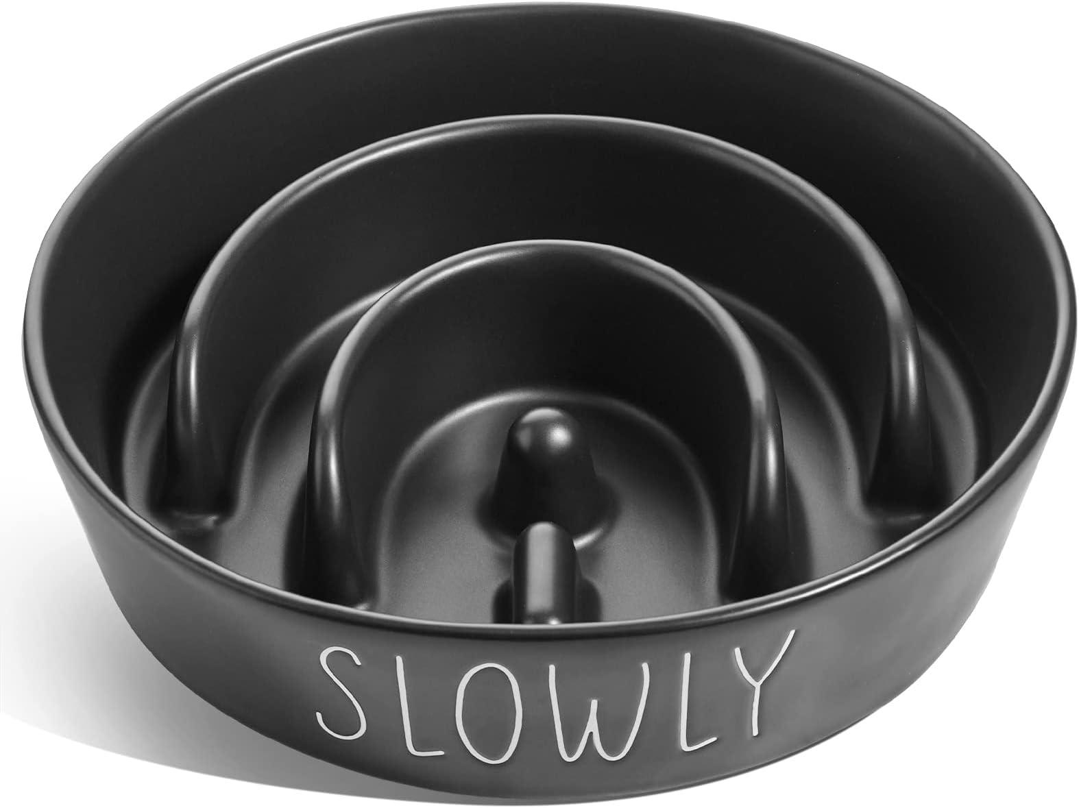 Amazon.com: Sted Ceramic Slow Feeder Dog Bowls for Medium Large Breed ...