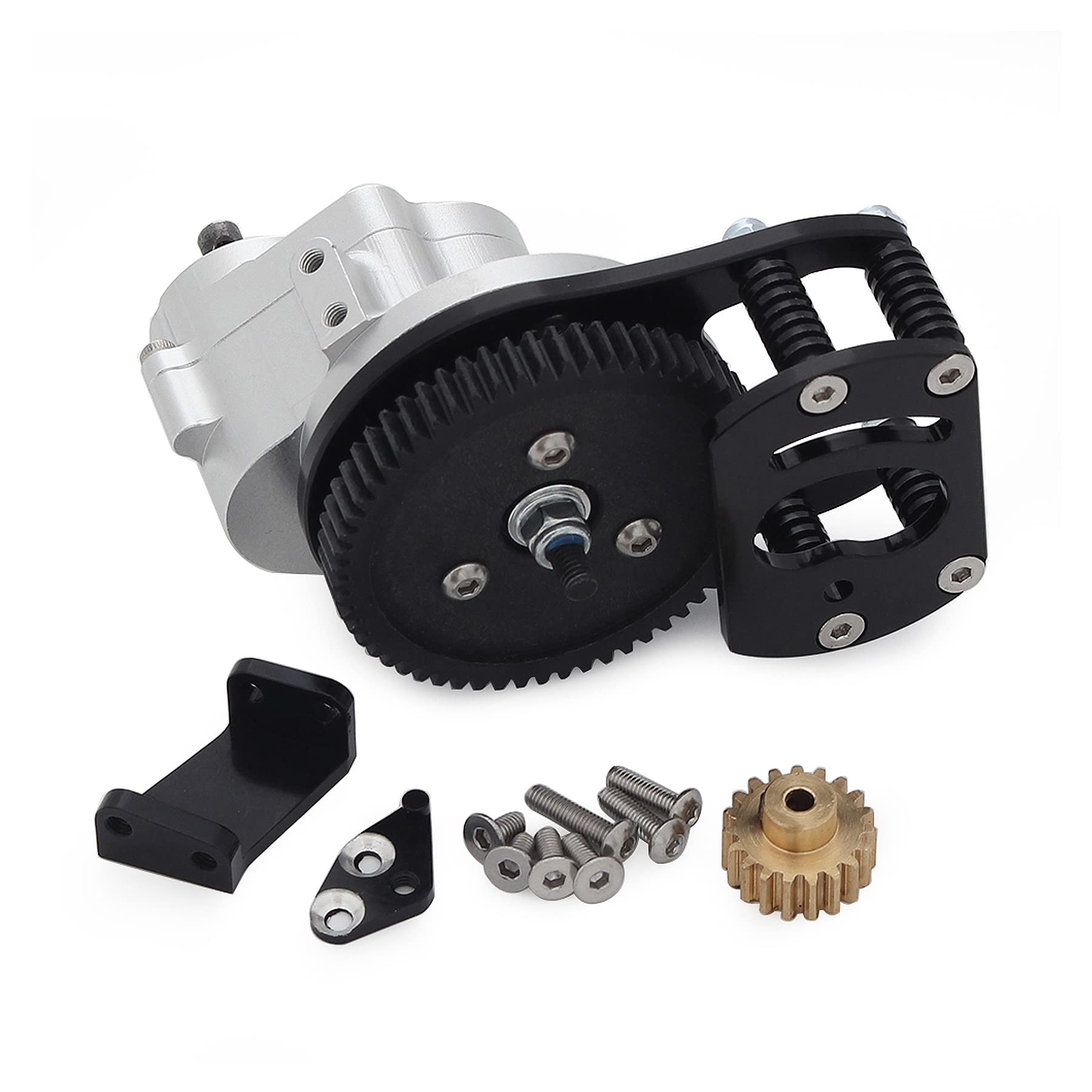 Amazon.com: Metal D90 Single Speed Transmission Gearbox with Clockable ...