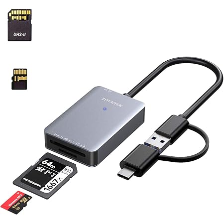 Amazon.com: SD UHS-II Dual-Slot Memory Card Reader by ProGrade Digital ...