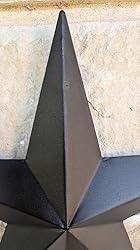 Amazon.com: JoyEvy 6" 9”12"（3pieces Black Barn Star Wall Decor,Metal ...