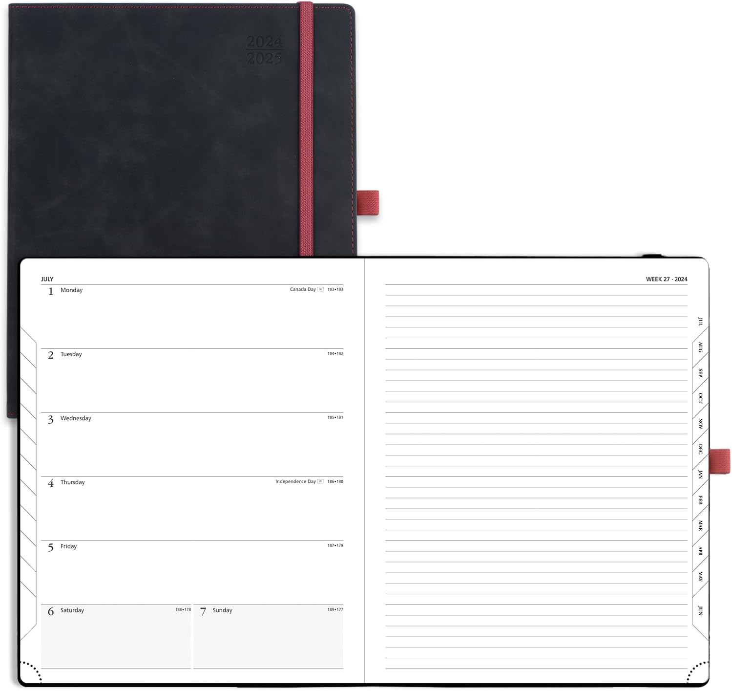 Amazon.com : POPRUN Planner 2024-2025 (8.5'' x 10.5'') Academic ...