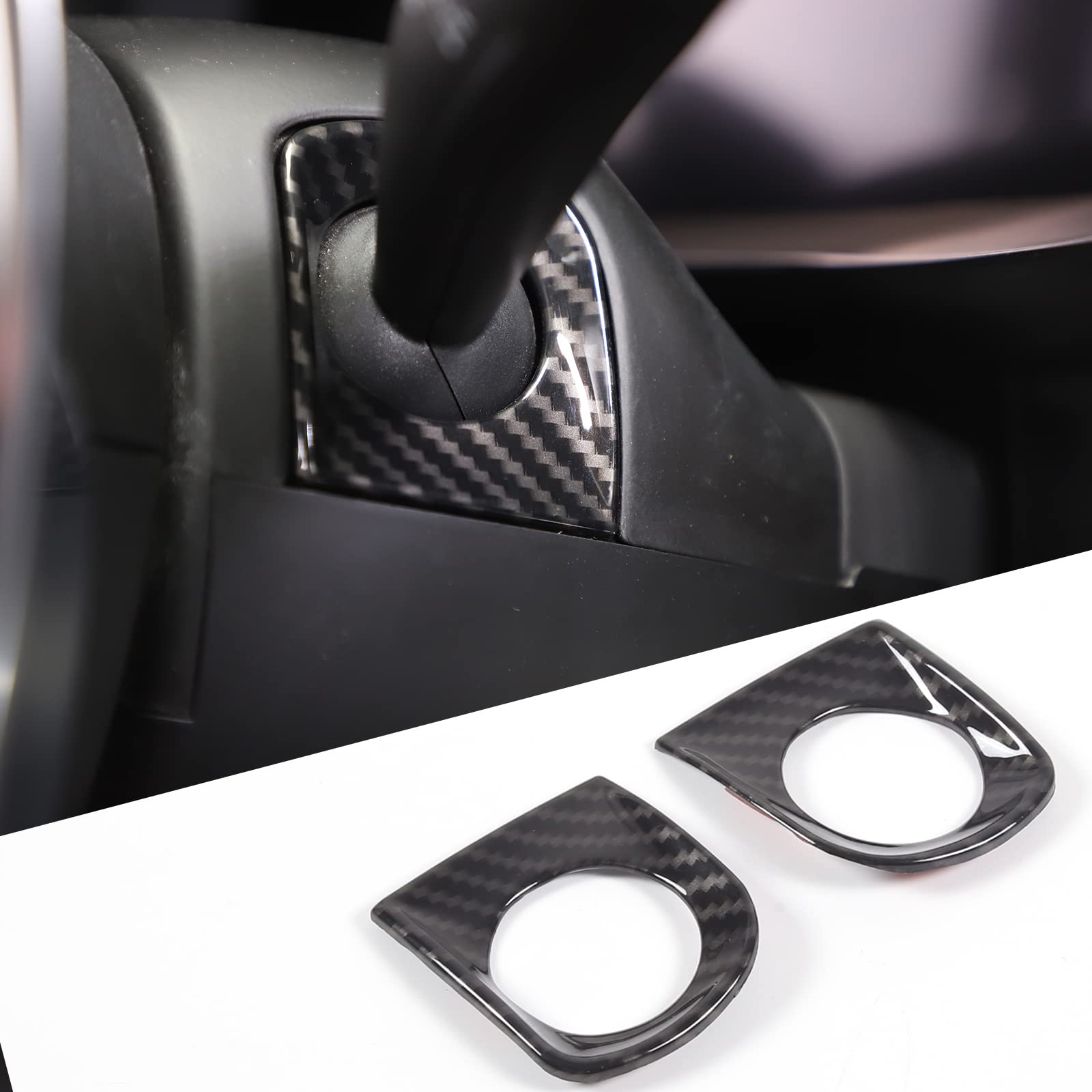 Amazon.com: Daeiclru Steering Wheel Rod Base Cover Trim Compatible with ...