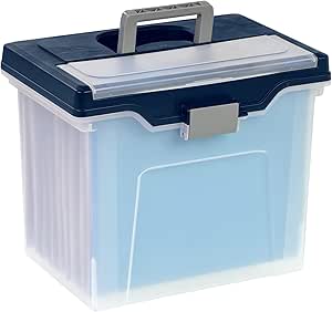 Amazon.com: Office Depot Large Mobile File Box, Letter Size, 11 5/8in.H ...