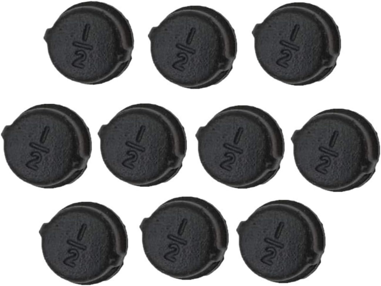 Amazon.com: Black Malleable Iron Cast Pipe Fitting Cap, 10 Pack Black ...