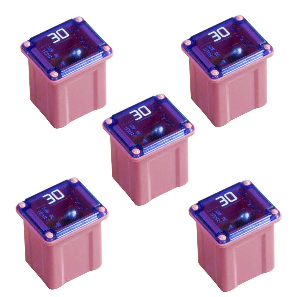 Snapklik.com : 5 Pack Automotive Low Profile Mini Jcase Fuse 30 Amp ...