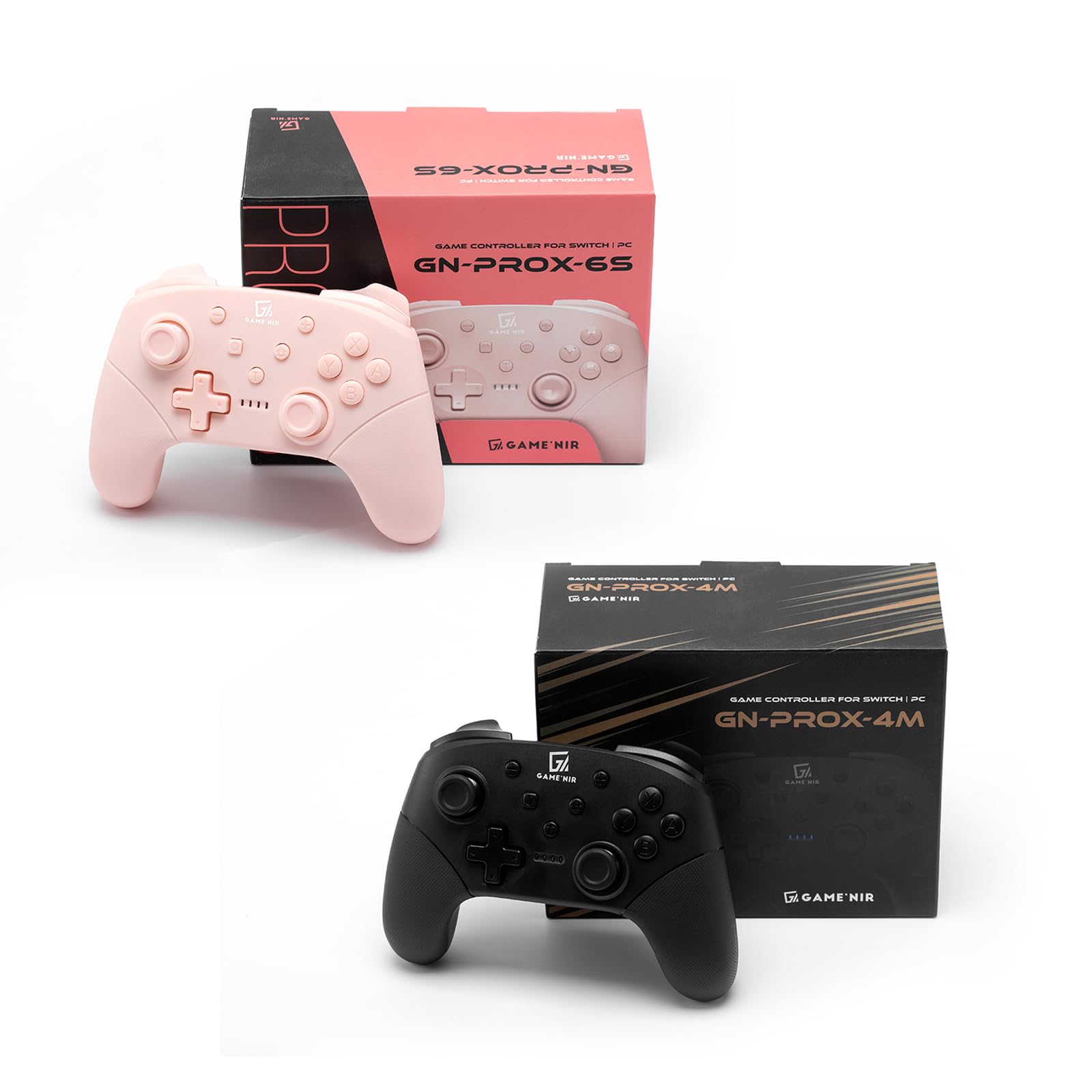 Amazon.com: GAME'NIR CHERRY BLOSSOM PINK + ORIGINAL BLACK Wireless ...