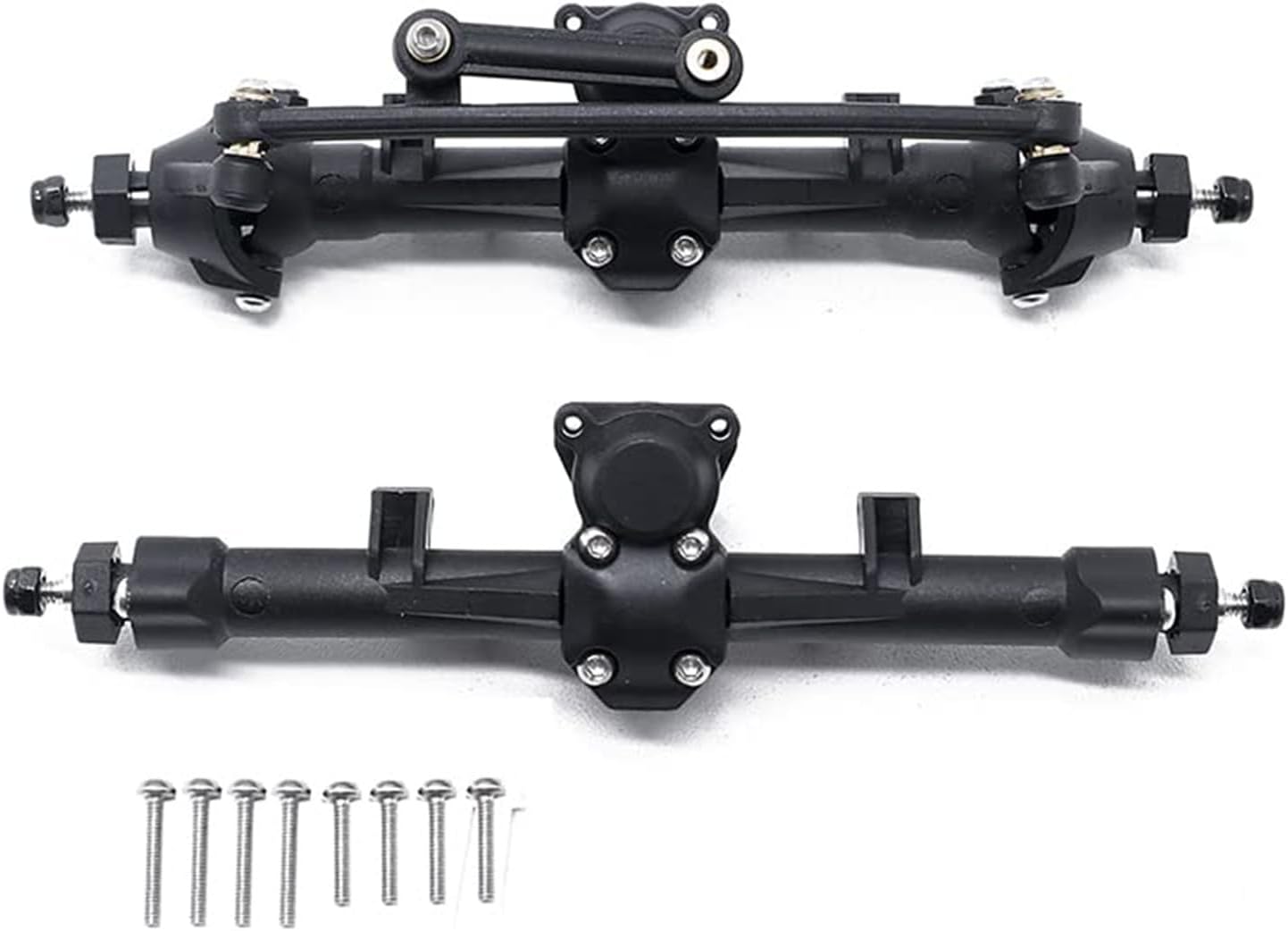 Amazon.com: Front Rear SCX24 Axles Kit Nylon for 1/24 RC Crawler Car ...