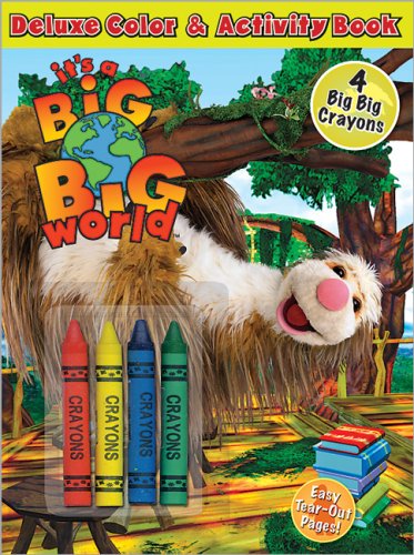 Amazon | It's a Big Big World: Deluxe Color & Activitybook & 4 Crayons ...