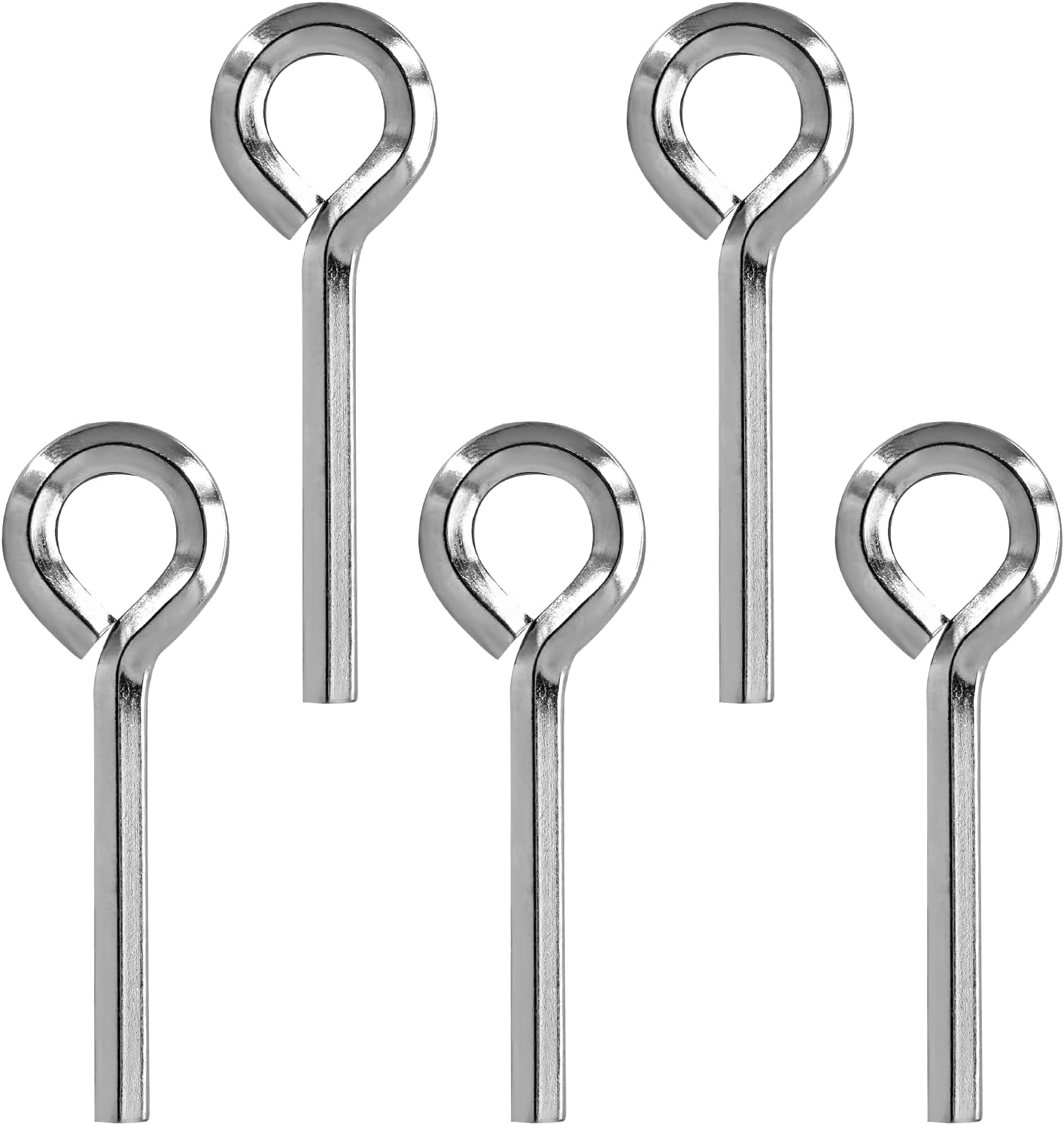 Litoexpe 5 Pcs 7/32 Inch Standard Hex Dogging Key with Full Loop, Solid ...