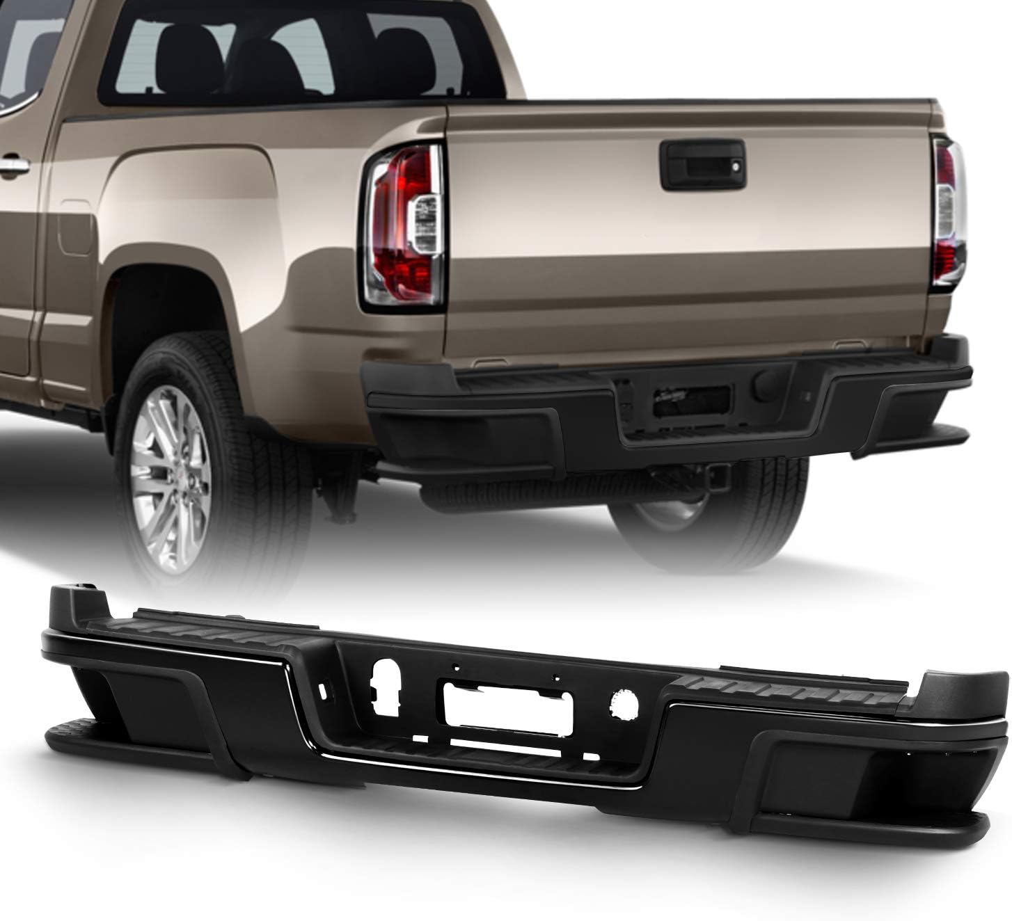 Amazon.com: 2015-2022 Chevy Colorado Rear Bumper,2015-2022 GMC Canyon ...